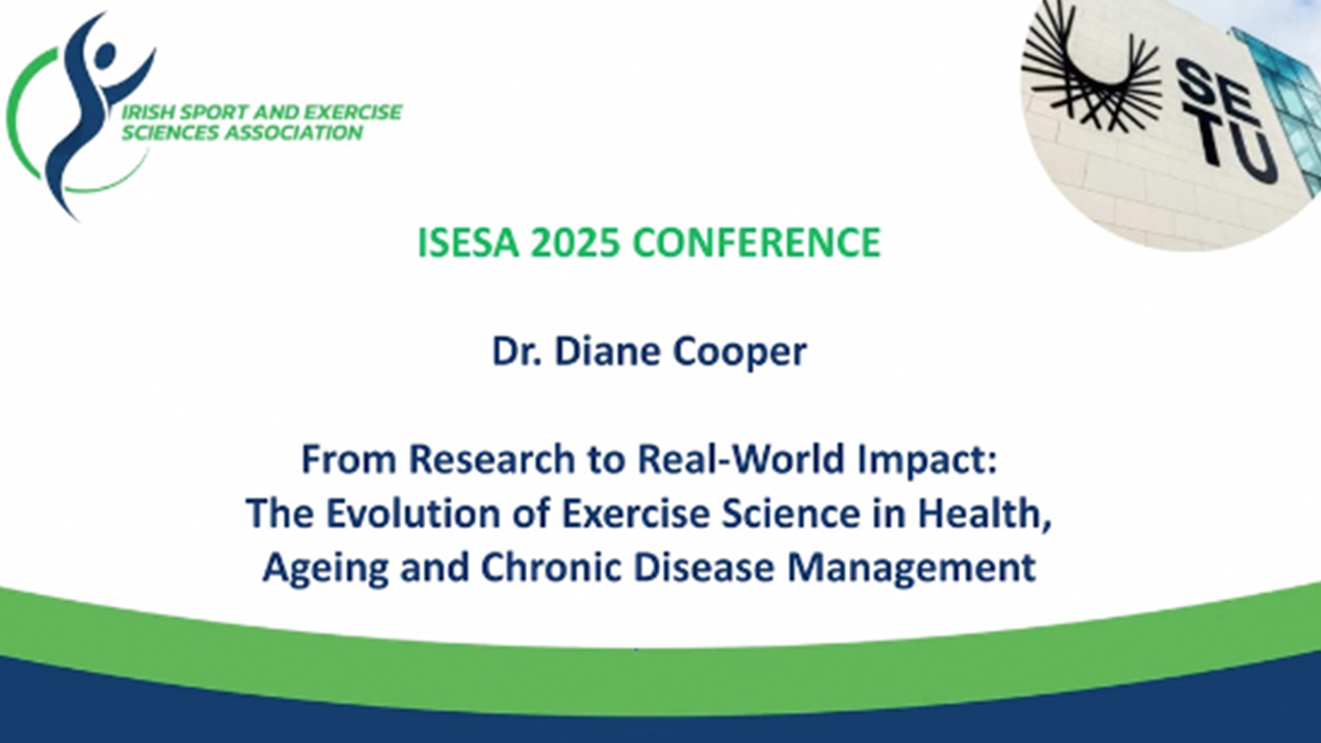Dr Diane Cooper - Irish Sport and Exercise Sciences Association